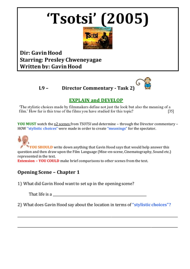 L9 – director commentary task 2 | PDF