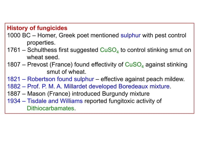 L 9 Fungicides & formulations.pptkkkkkkkyfff | PPT