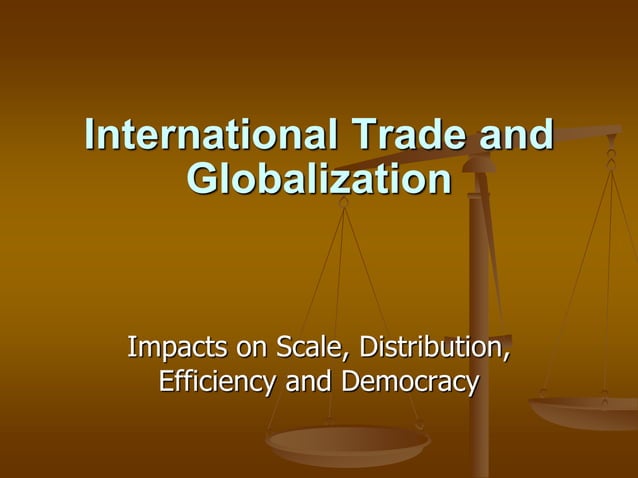 L9 International trade and globalization.ppt