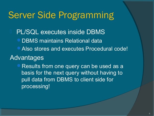 L9 l10 server side programming