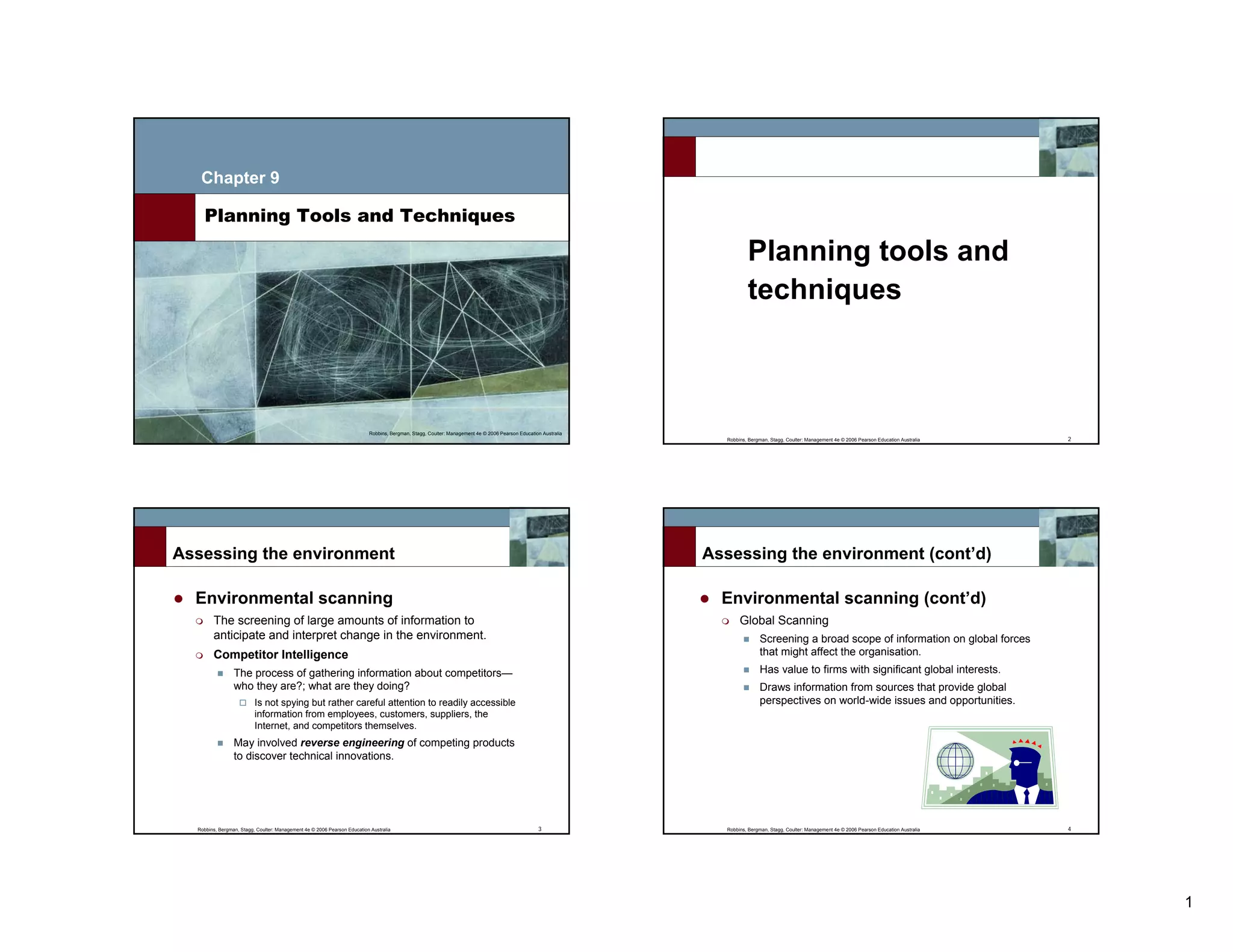 L9 Planning Tools And Techniques | PPT