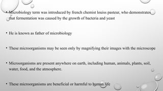 Introduction, history, applied branches and scope and importance of ...
