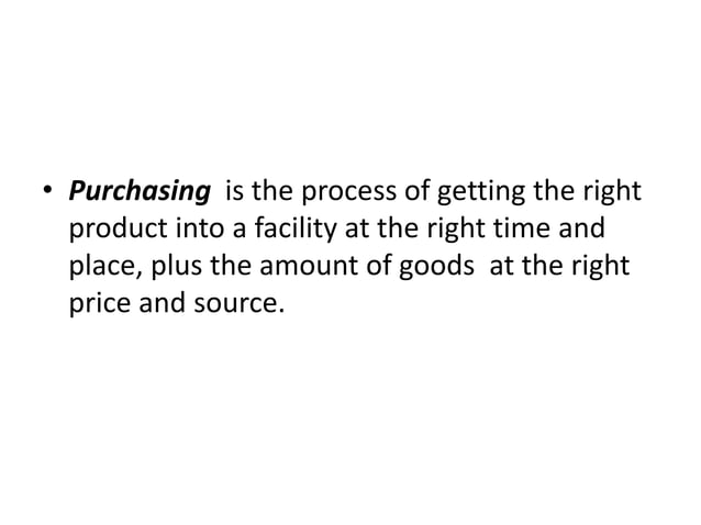 Purchasing, Receiving, and Storing Food continuation | PPTX