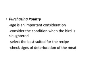 Purchasing, Receiving, and Storing Food continuation | PPTX