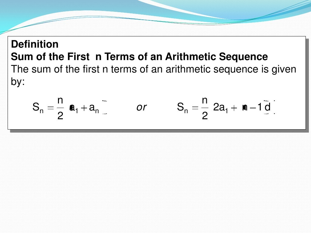L9 sequences and series