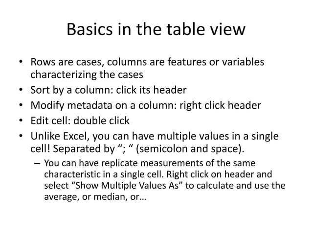L9 using datawarrior for scientific data visualization | PPTX | Computing | Technology & Computing