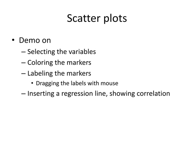 L9 using datawarrior for scientific data visualization | PPTX | Computing | Technology & Computing