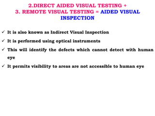 L9 visual inspection | PPTX | Eye and Vision Conditions | Diseases and ...