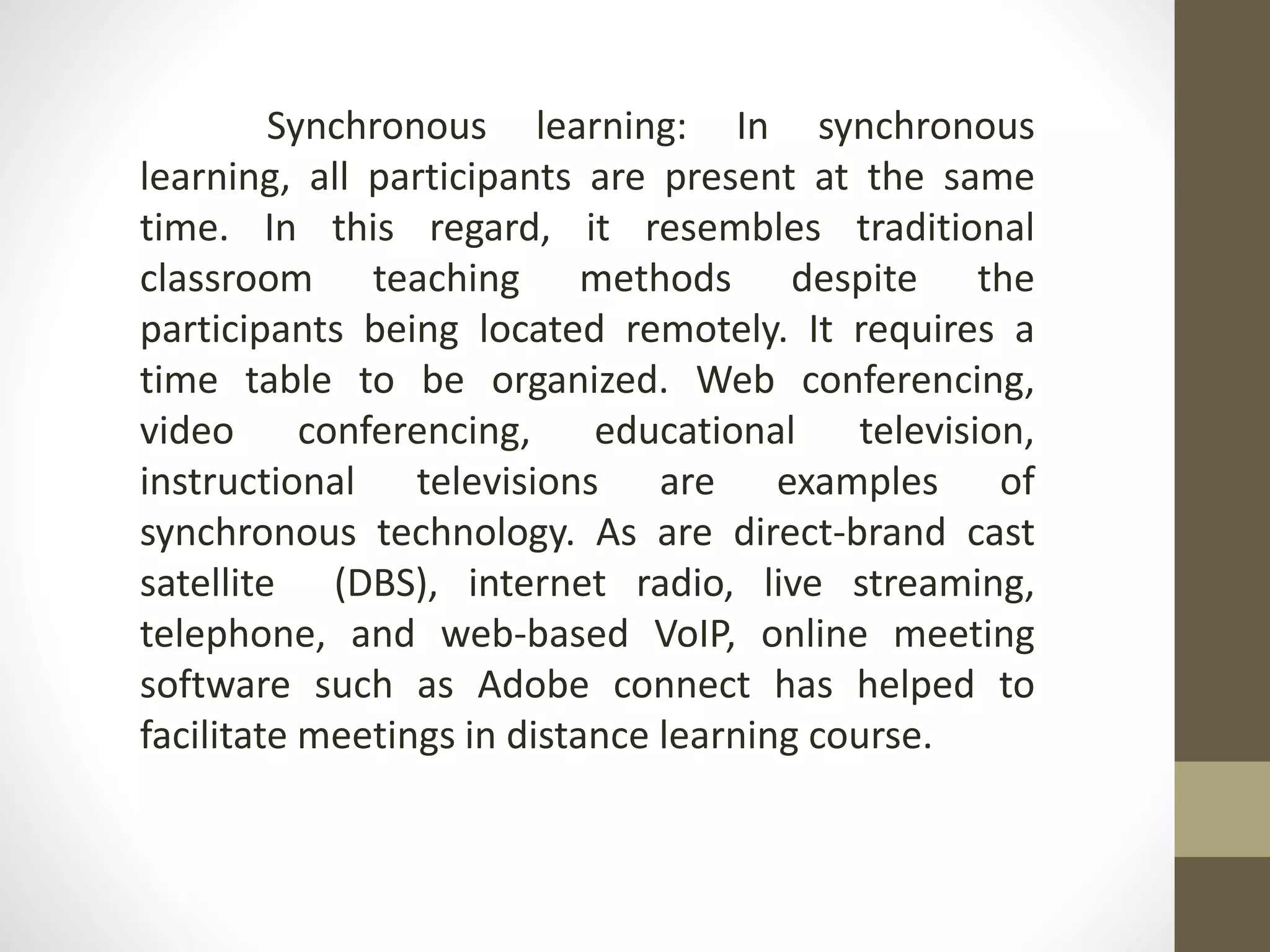 ICT-based distance learning | PPT