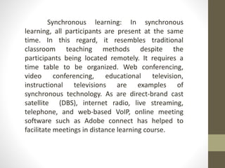 ICT-based distance learning | PPT