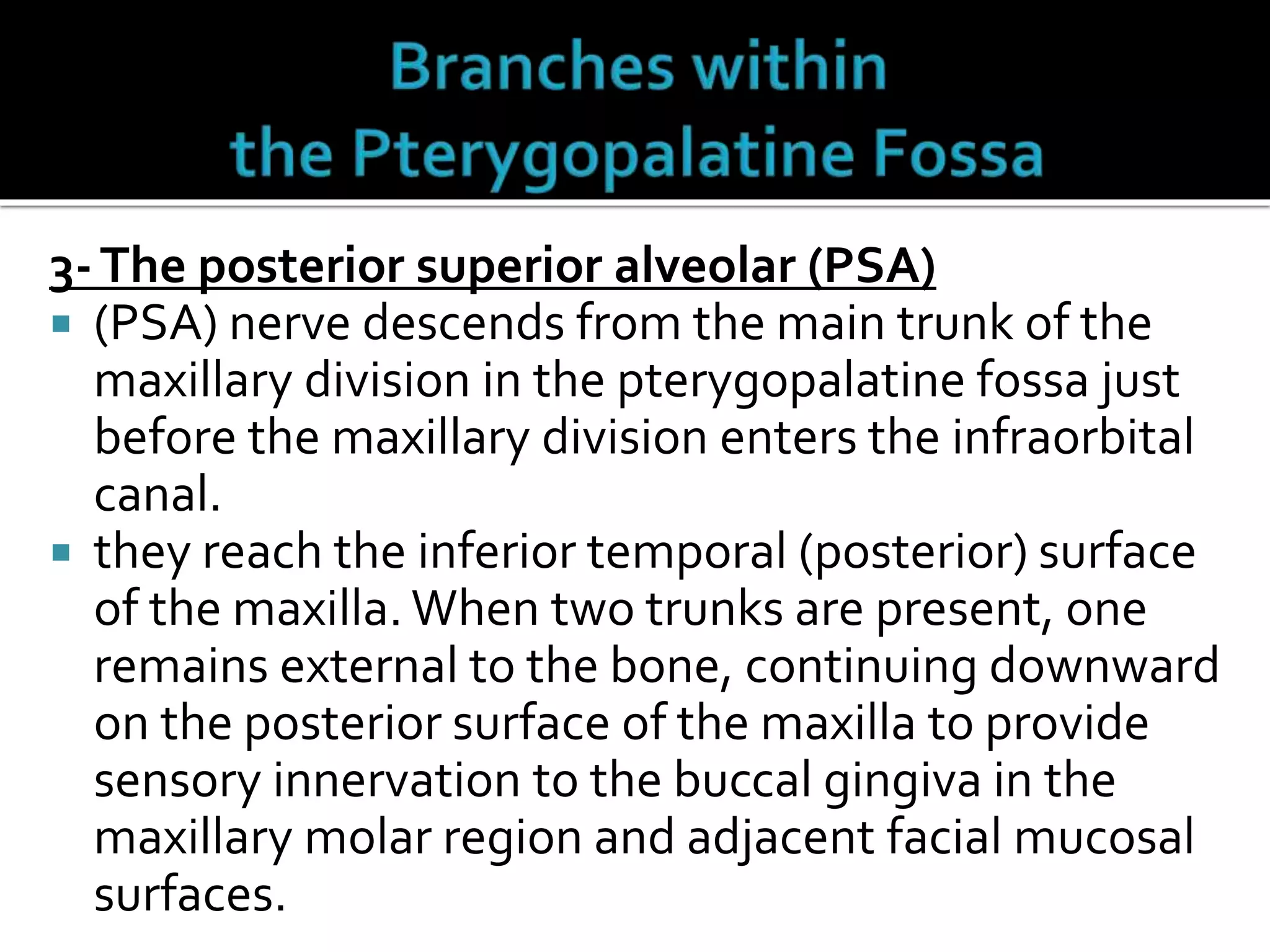 Innervation of teeth | PPTX