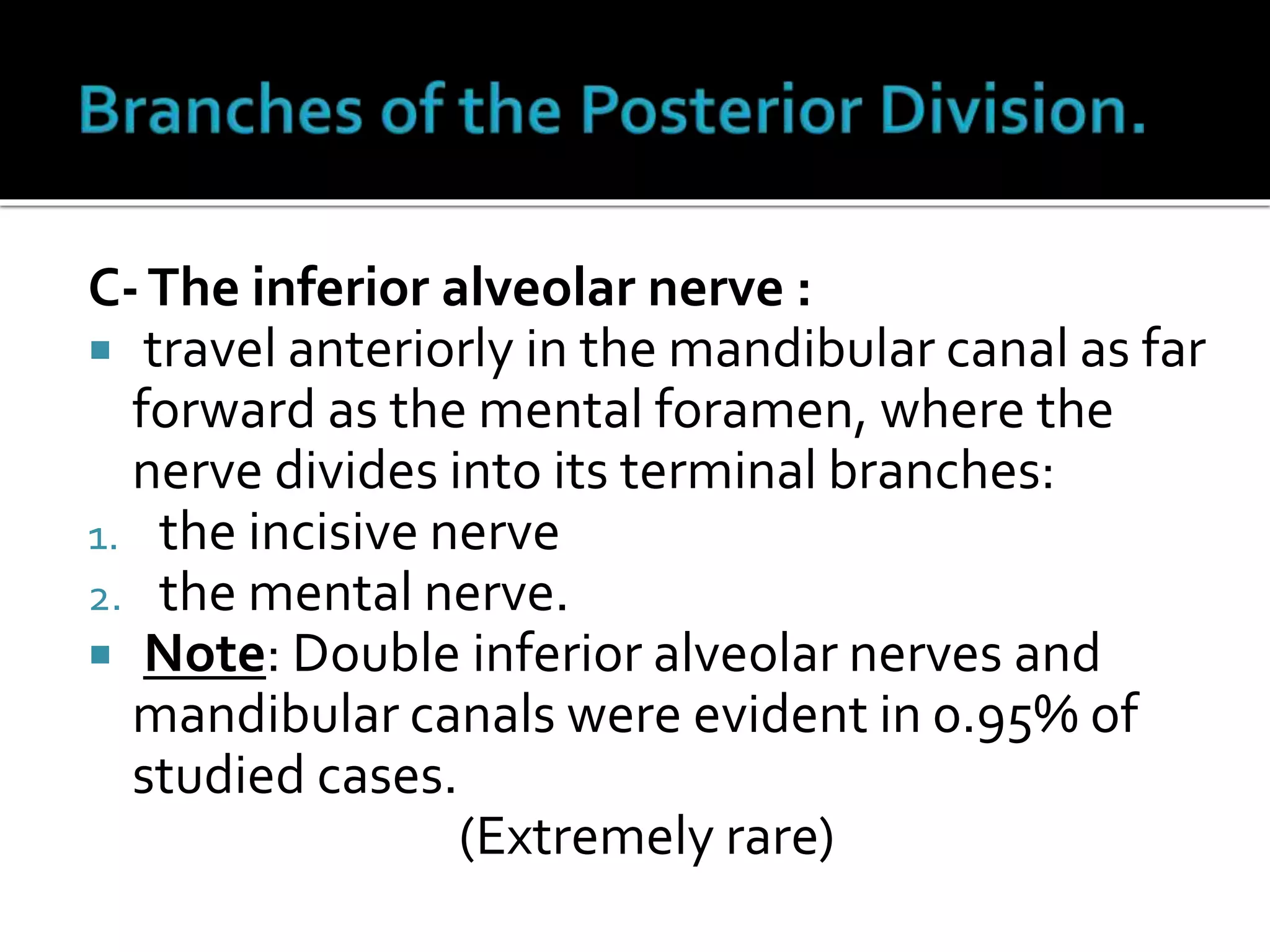 Innervation of teeth | PPTX