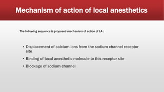 Local anesthesia | PPTX