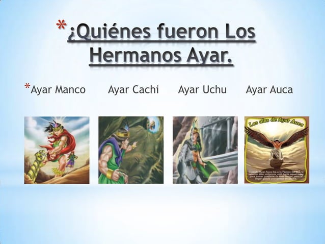 La leyenda de los hermanos ayar | PPT