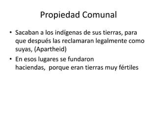 La propiedad de la tierra en el virreinato | PPTX