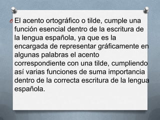 La tilde | PPTX