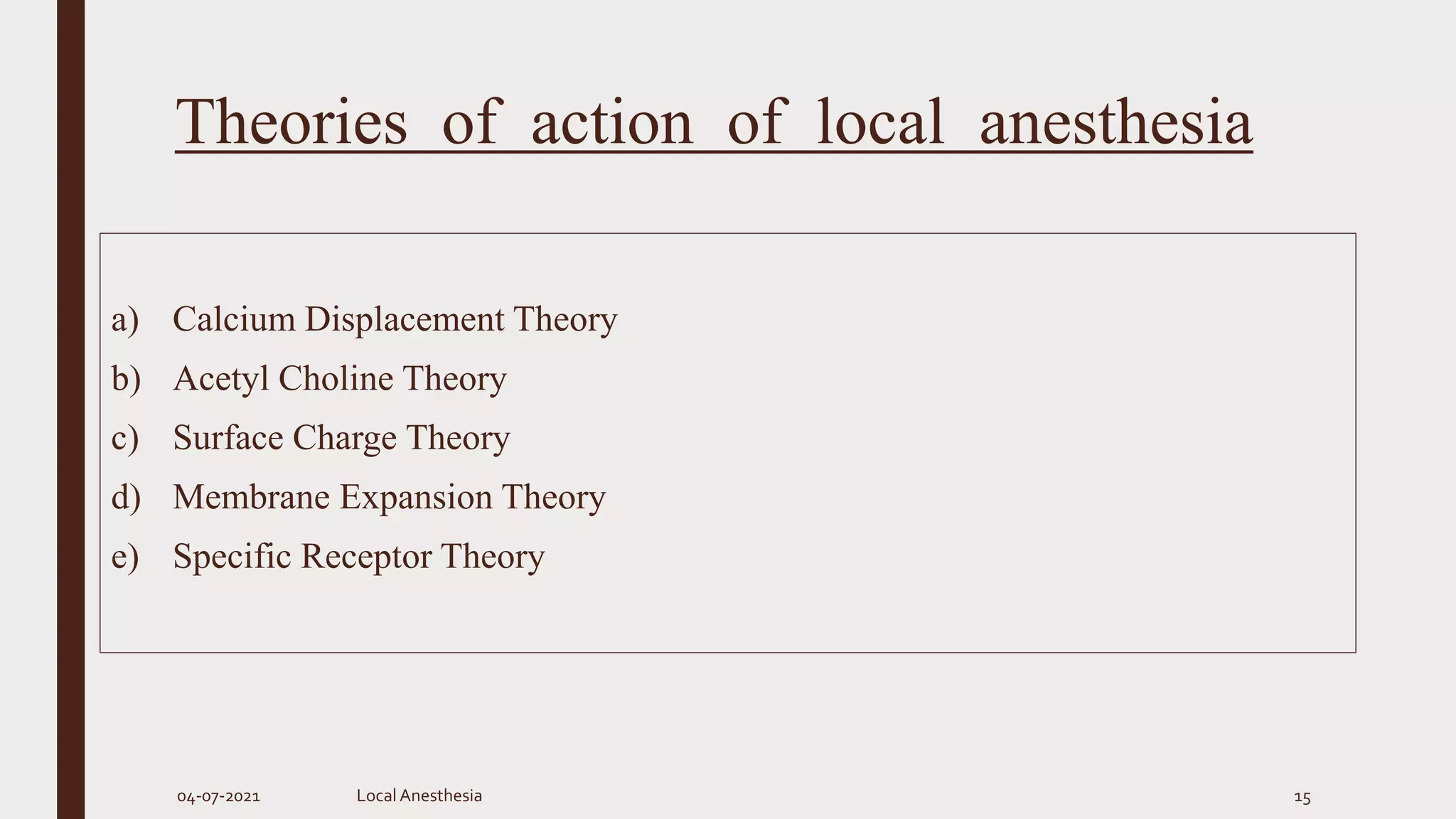 Local anesthesia in endodontics | PPTX