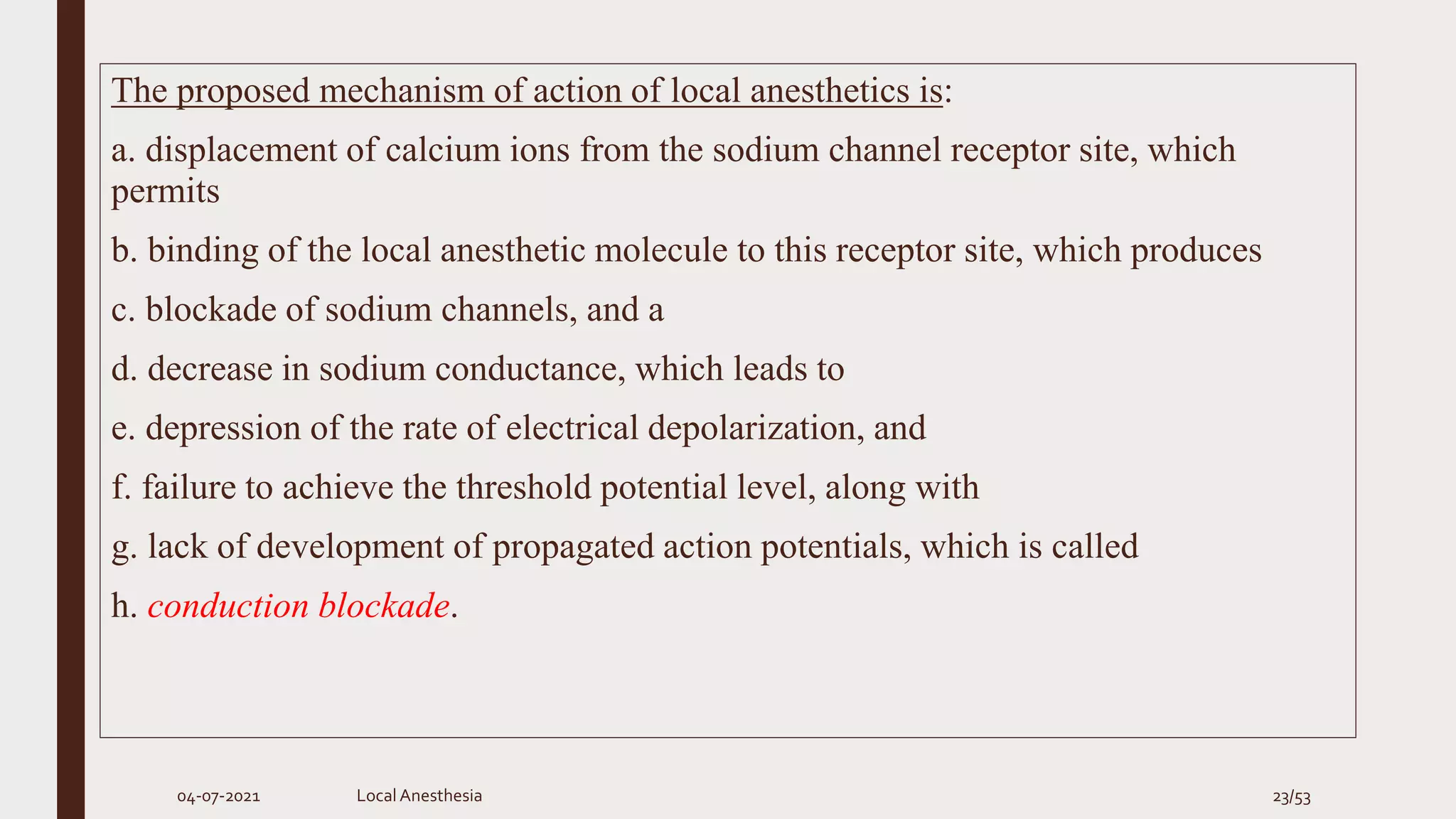 Local anesthesia in endodontics | PPTX