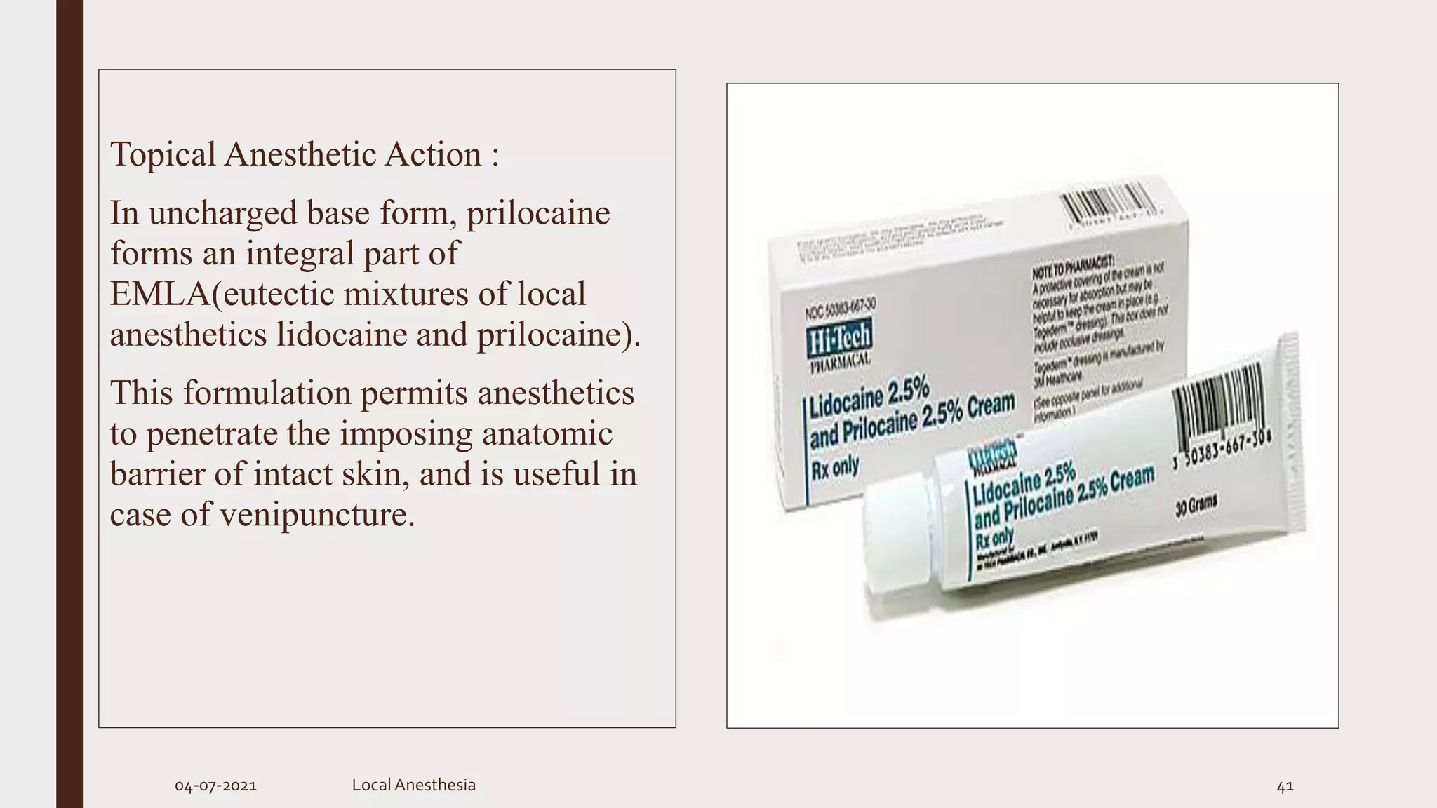 Local anesthesia in endodontics | PPTX