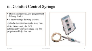 Local anesthesia in endodontics | PPT
