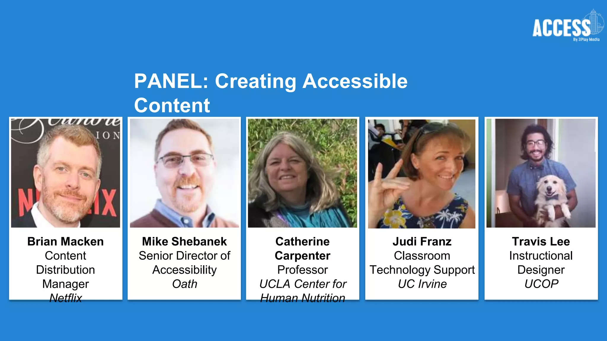 Panel: Creating Accessible Content | PPTX