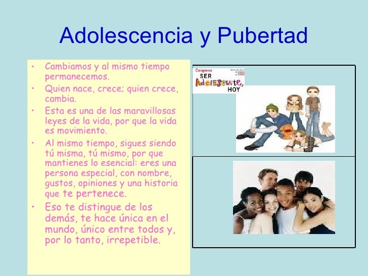 Desarrollo De Los Adolescentes Ii La Pubertad Y La Adolescencia Mario ...