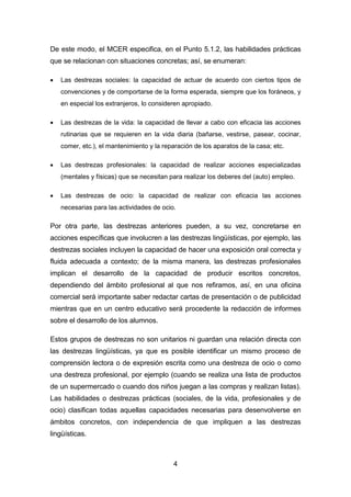 Destrezas orales, integración y tratamiento en el aula de lenguas | PDF