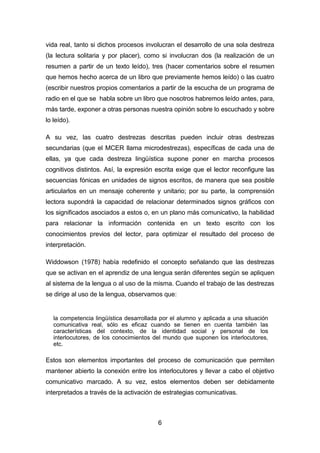 Destrezas orales, integración y tratamiento en el aula de lenguas | PDF