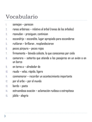 La cancion-verde-vocabulario | PPT