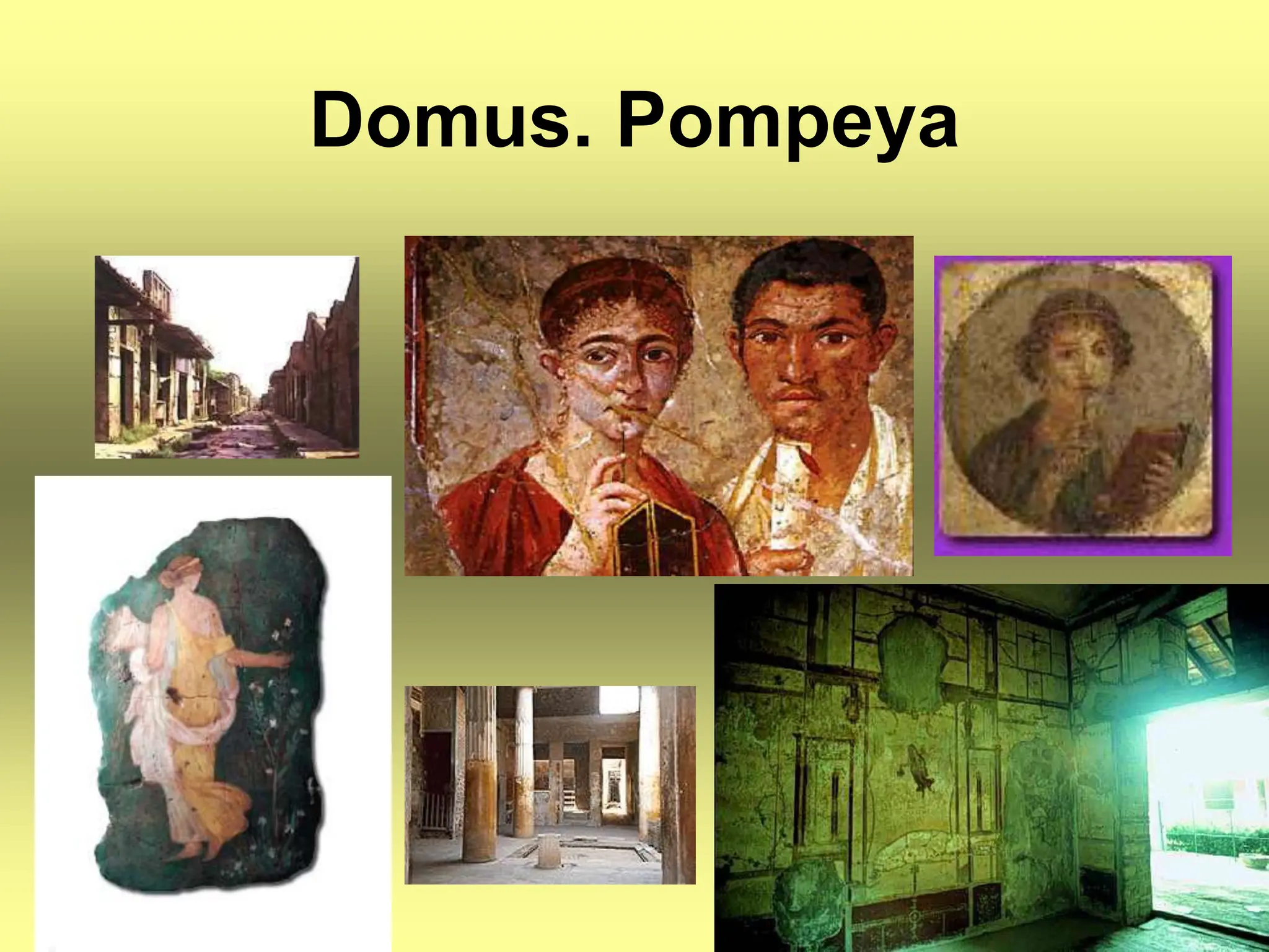 Descripción domus romana en la época clásica | PPT