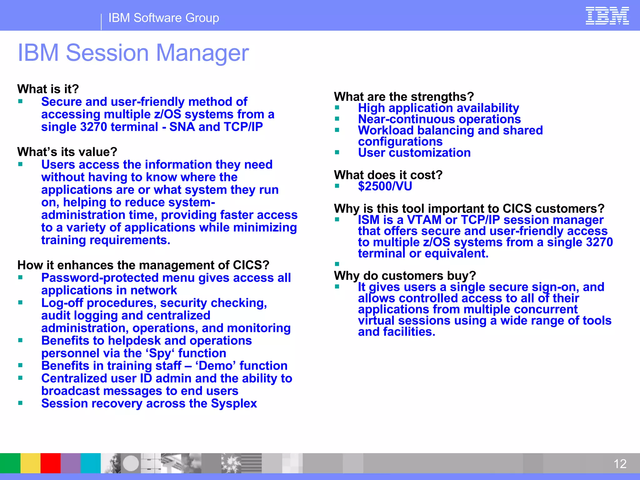 La Cics Tools Overview April 2009 | PPT | Operating Systems | Computer Software and Applications