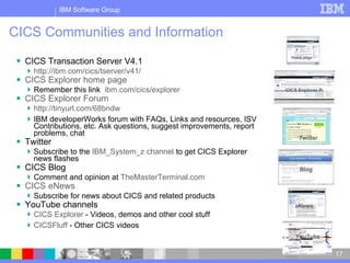 La Cics Tools Overview April 2009 | PPT
