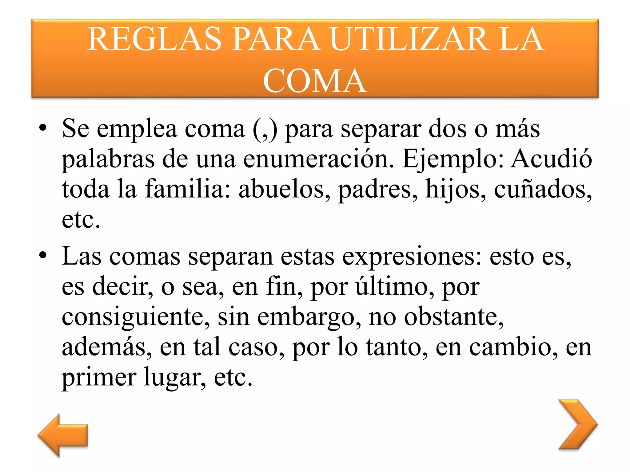 La coma | PPT