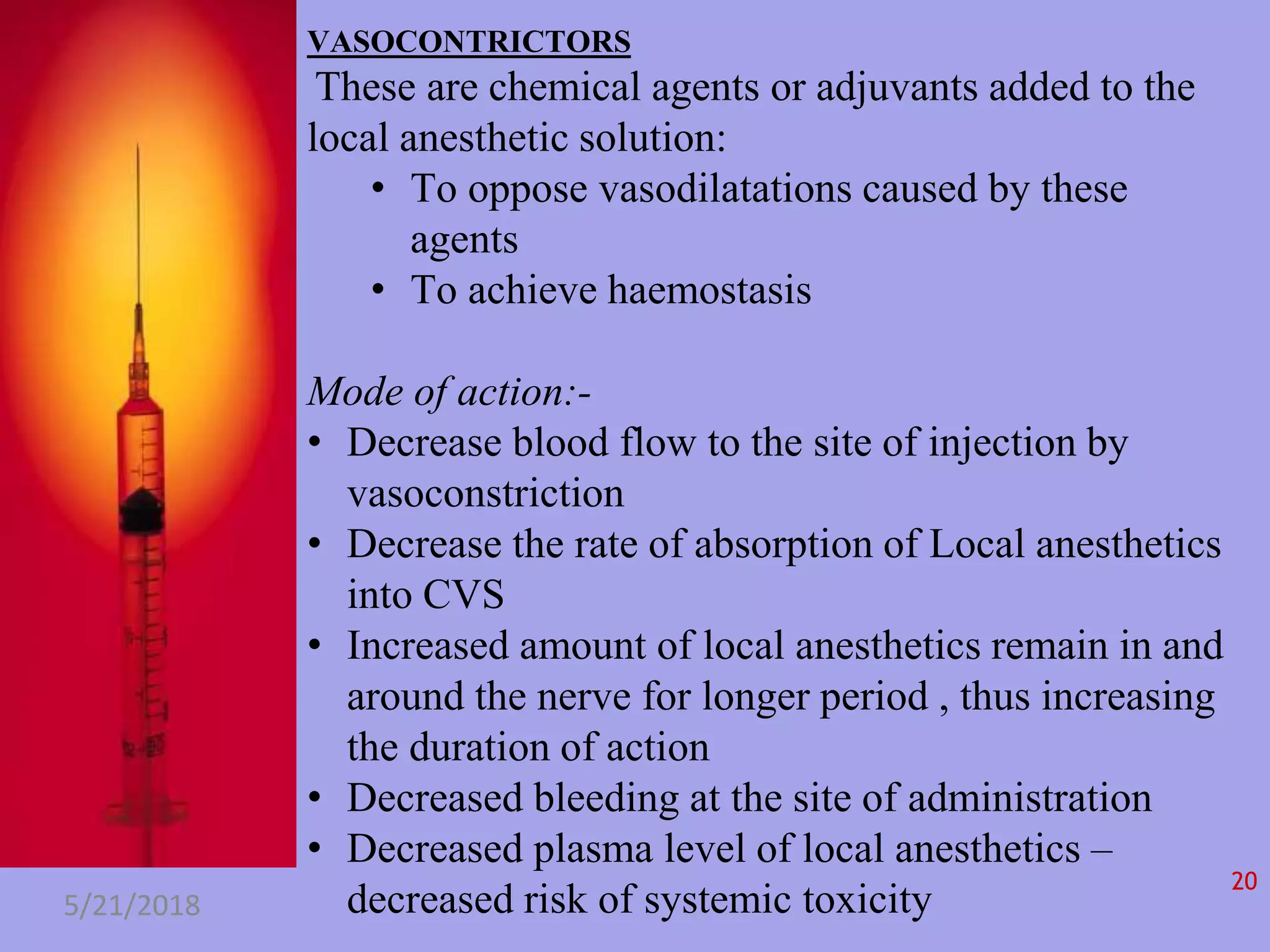Local Anesthetics | PPTX