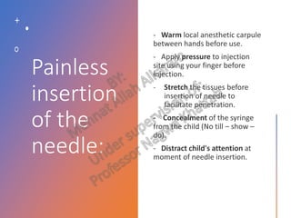 Local Anesthetic techniques for child dental patient.pptx