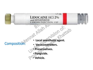 Local Anesthetic techniques for child dental patient.pptx
