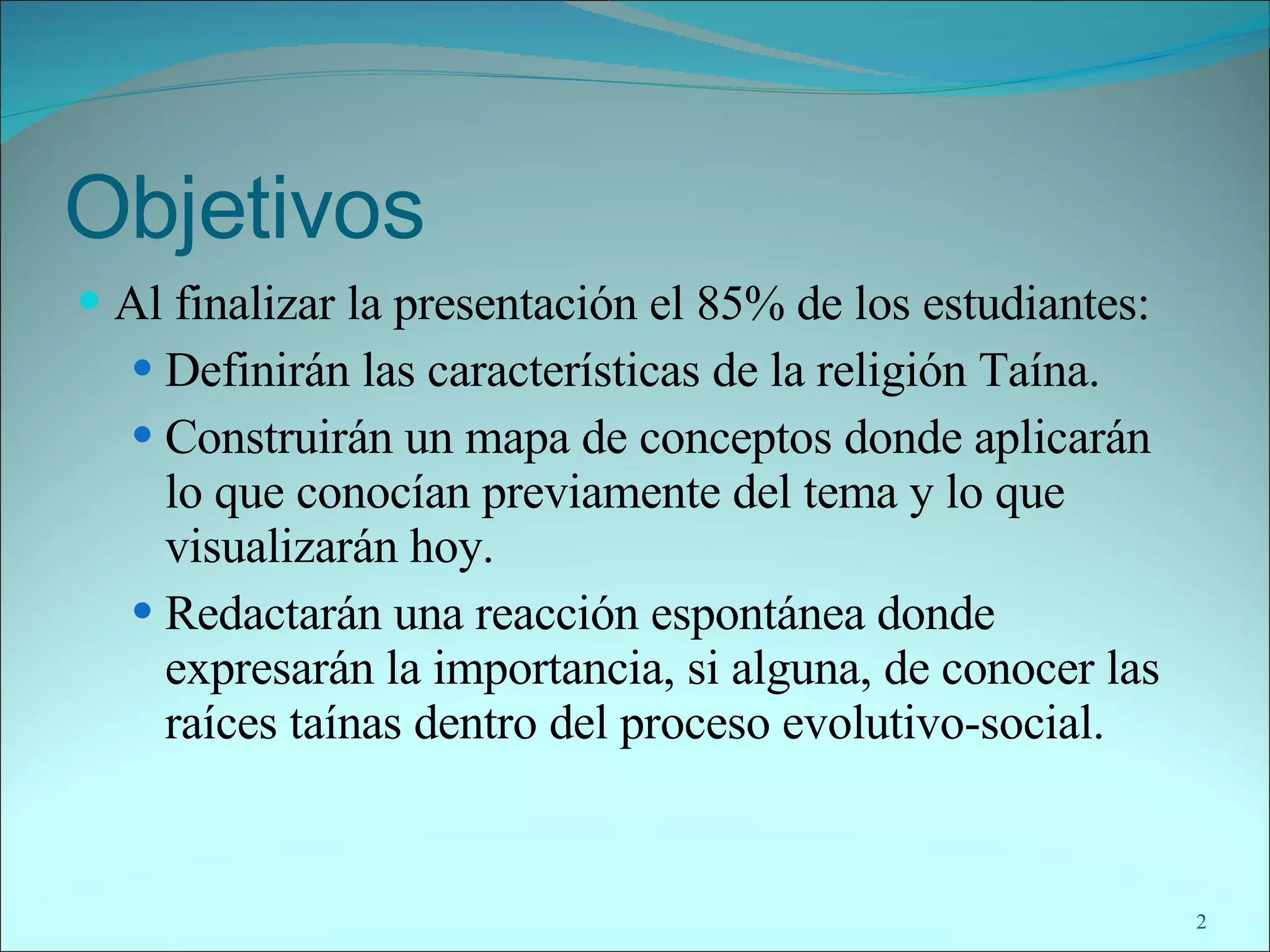 La cultura taína y sus creencias religiosas | PPT