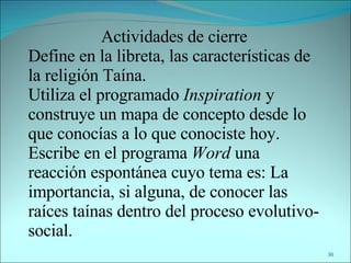 La cultura taína y sus creencias religiosas | PPT