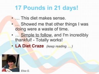 LA Diet Craze | ODP