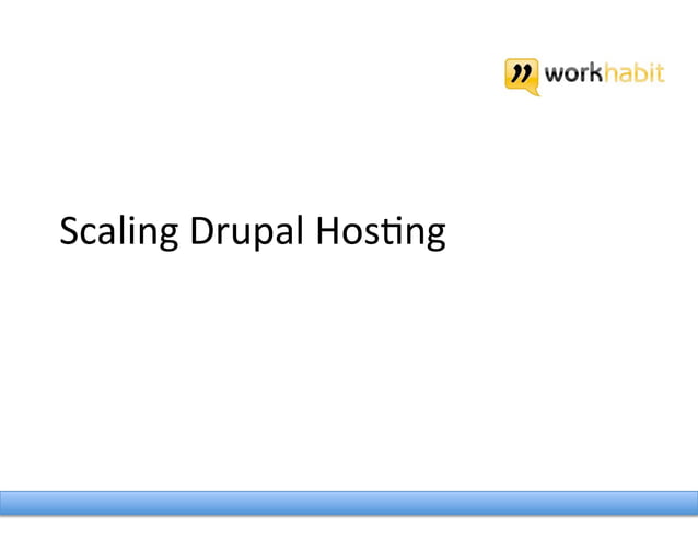 La Dug June 2008 Scaling Drupal | PPT