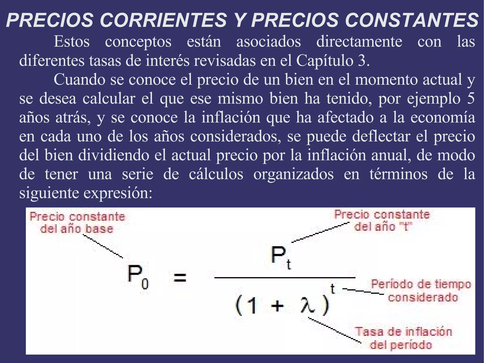 La evaluacion financiera en un escenario inflacionario | ODP