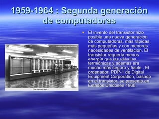 La EvolucióN De Las Computadoras Sin Ipervirculos | PPT
