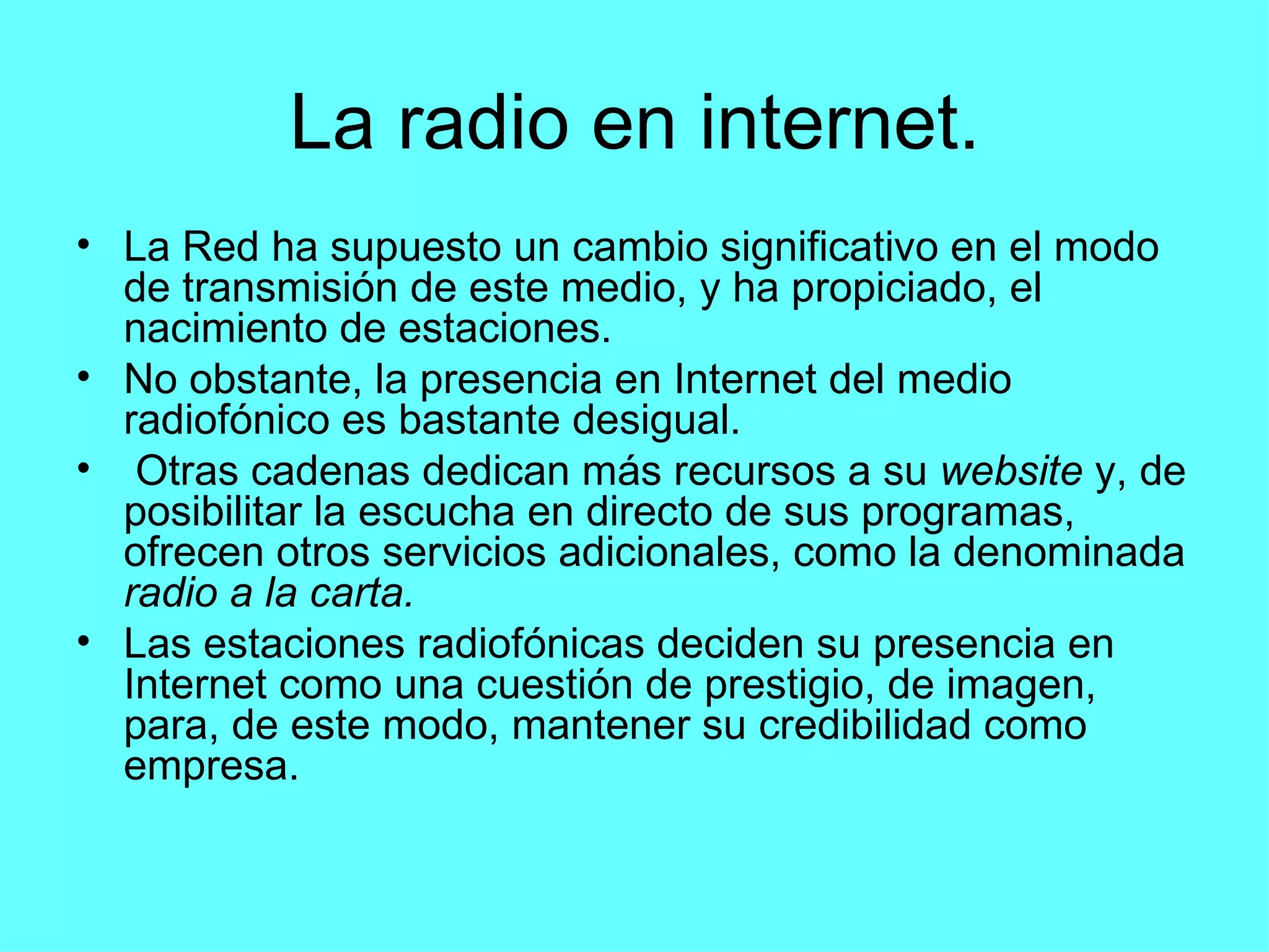 la evolucion de la radio | PPT