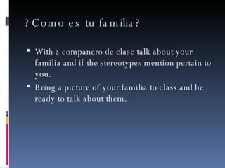 LA FAMILIA | PPT