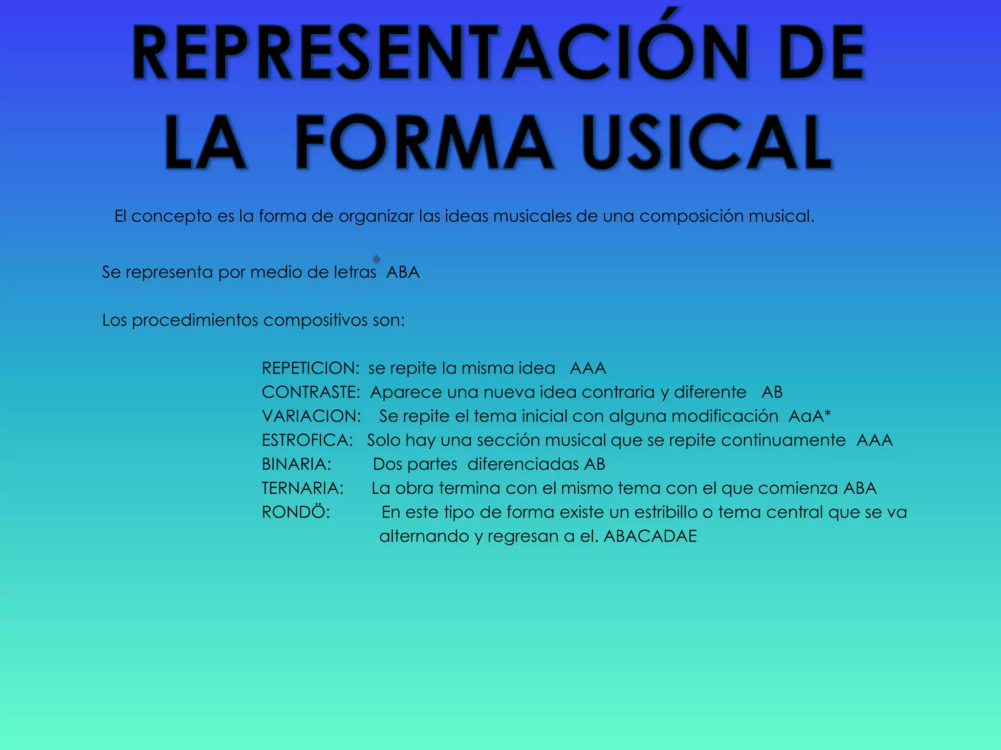 La forma-musical | PPTX