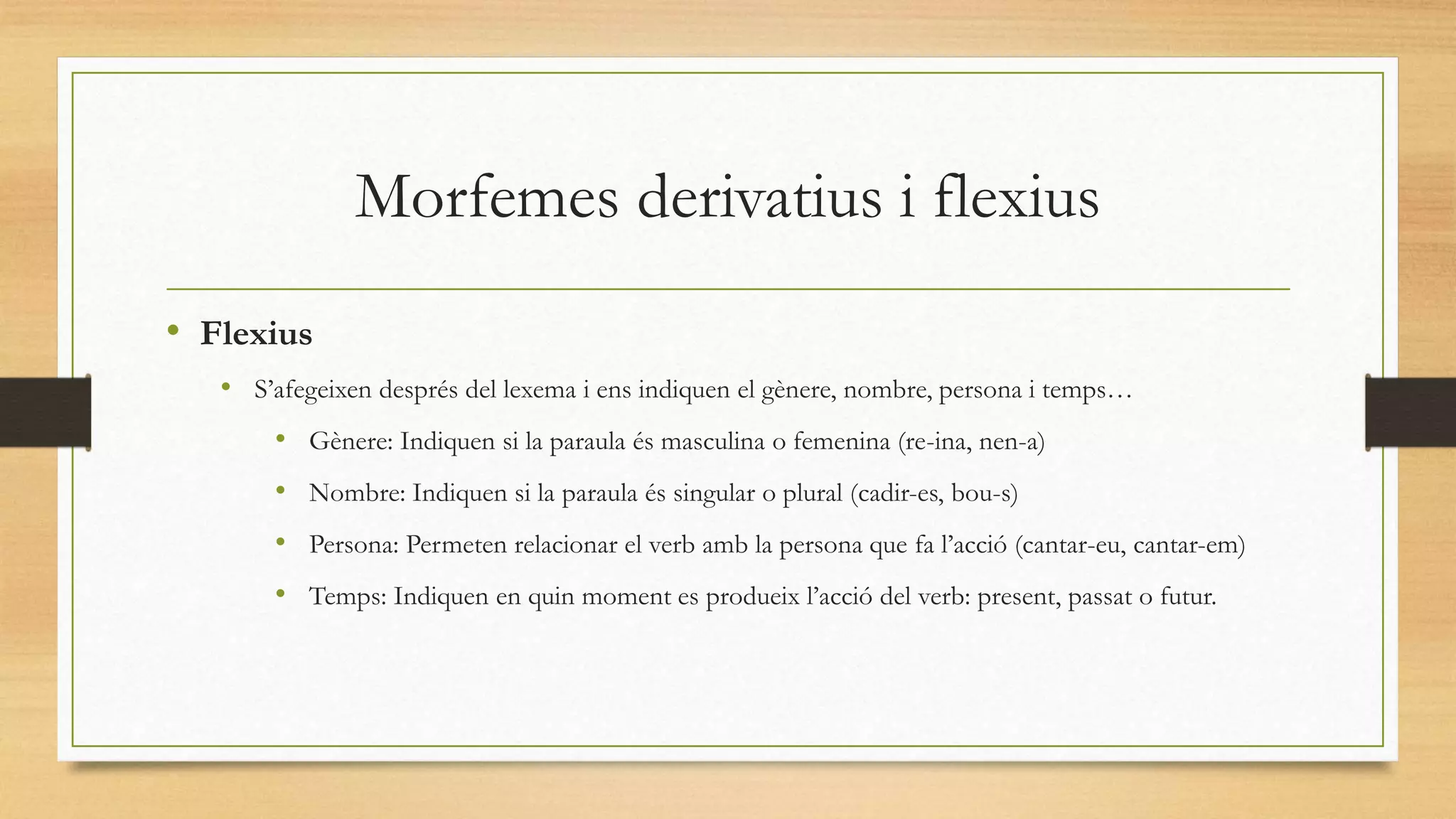 Lexema i morfema | PPTX