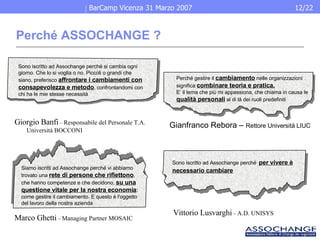 La formazione nel cambiamento | PPT | Business | Business and Finance