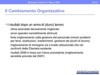 La formazione nel cambiamento | PPT | Business | Business and Finance