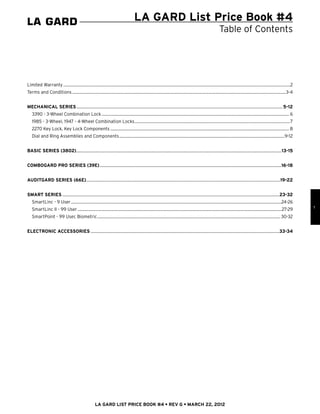 La gard-list-price-book | PDF