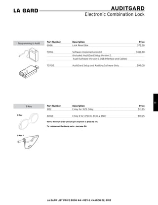 La gard-list-price-book | PDF
